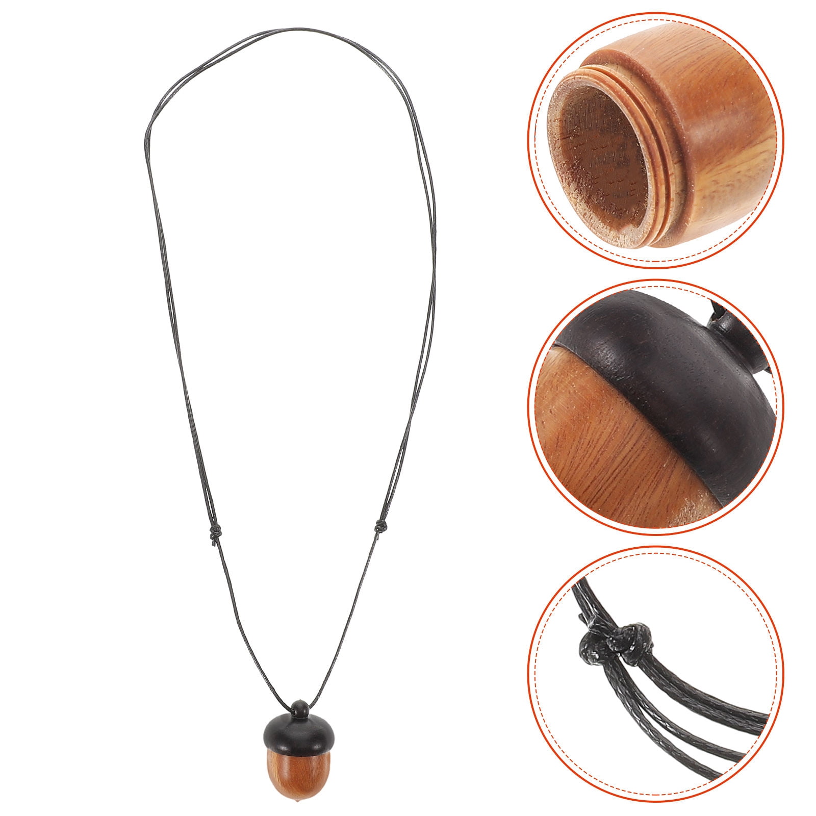 FONDOTIN 1Set Acorn Shaped Necklace Multi Color for Women and Men in ...