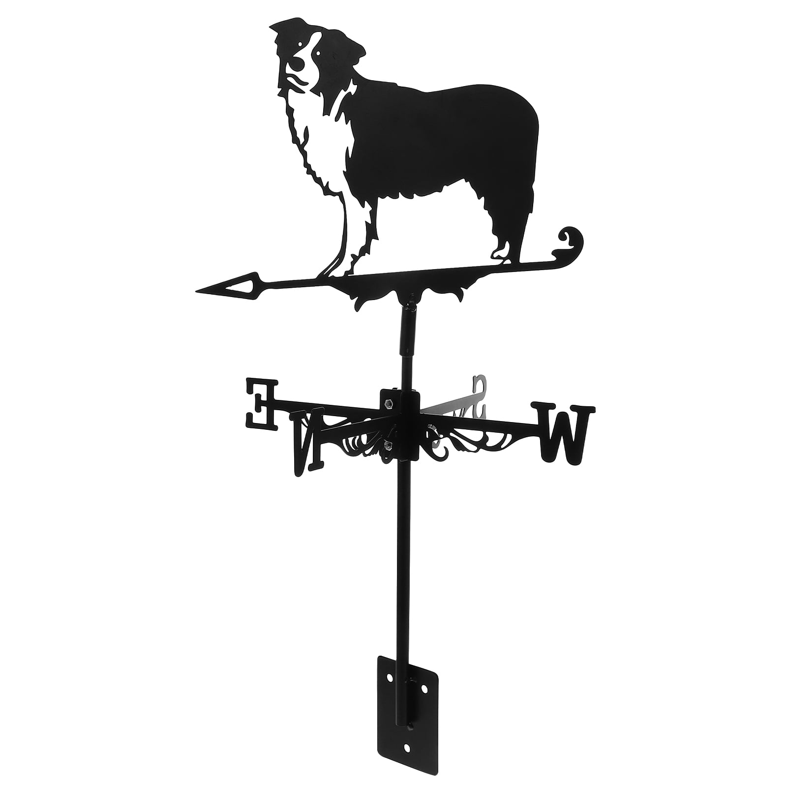 FONDOTIN 1Set Black Metal Weather Vanes for Yard Iron Garden Decor ...