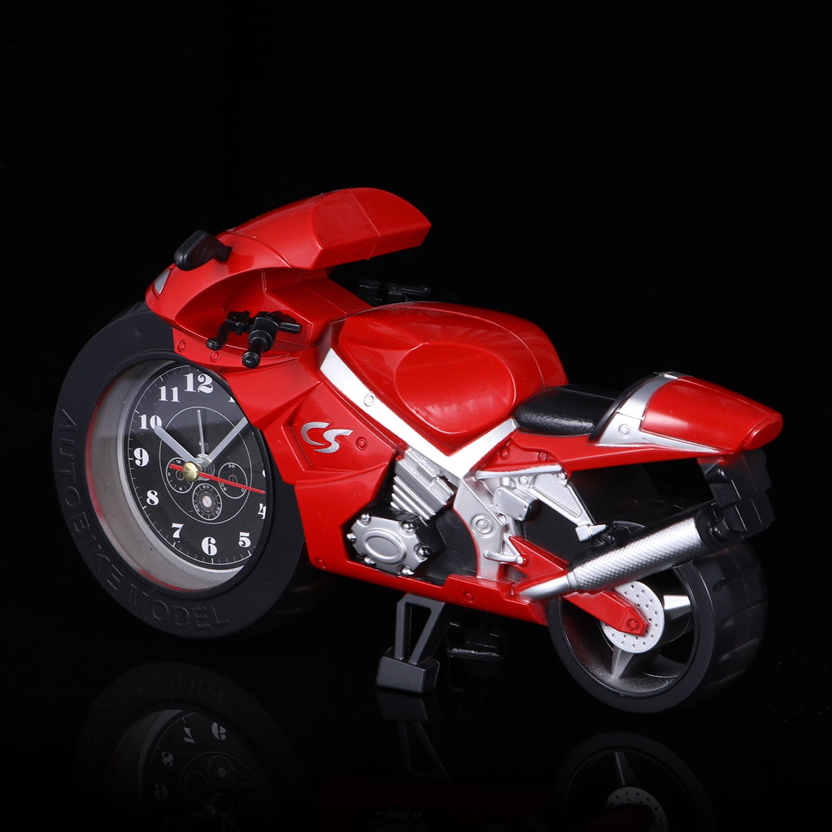 FONDOTIN 1Set Cartoon Quartz Alarm Clock Red Plastic For Kids Accurate ...