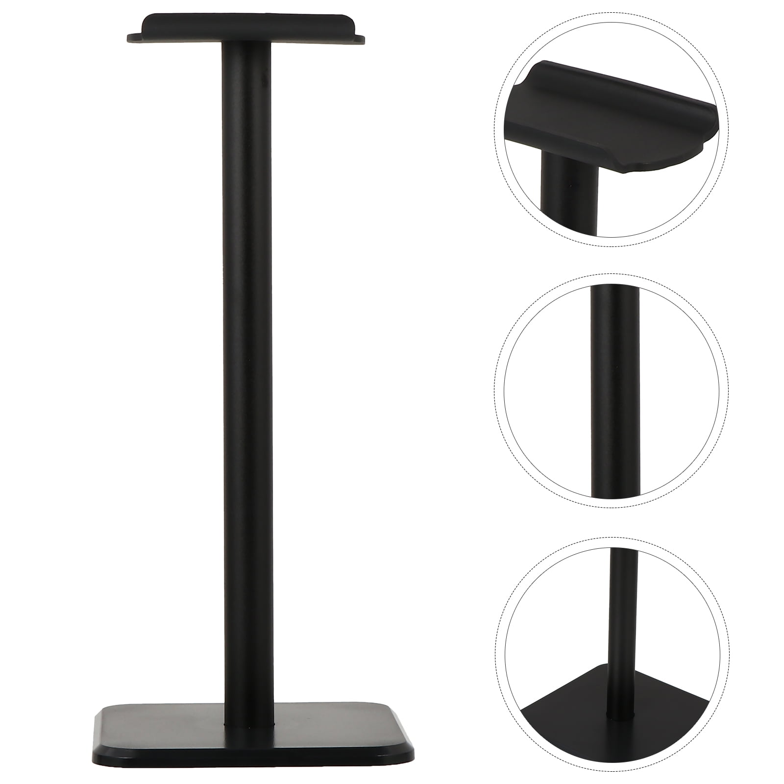 FONDOTIN Tabletop Headphone Stand Gaming Headset Holder Black Abs 1Set ...