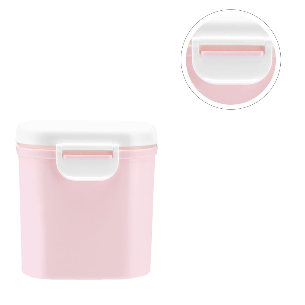 FONDOTIN 1Set Milk Powder Box Portable Milk Container Pink Rectangular ...