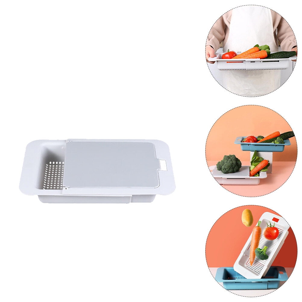 FONDOTIN 1Set Over Sink Cutting Board with Chopping Function ...
