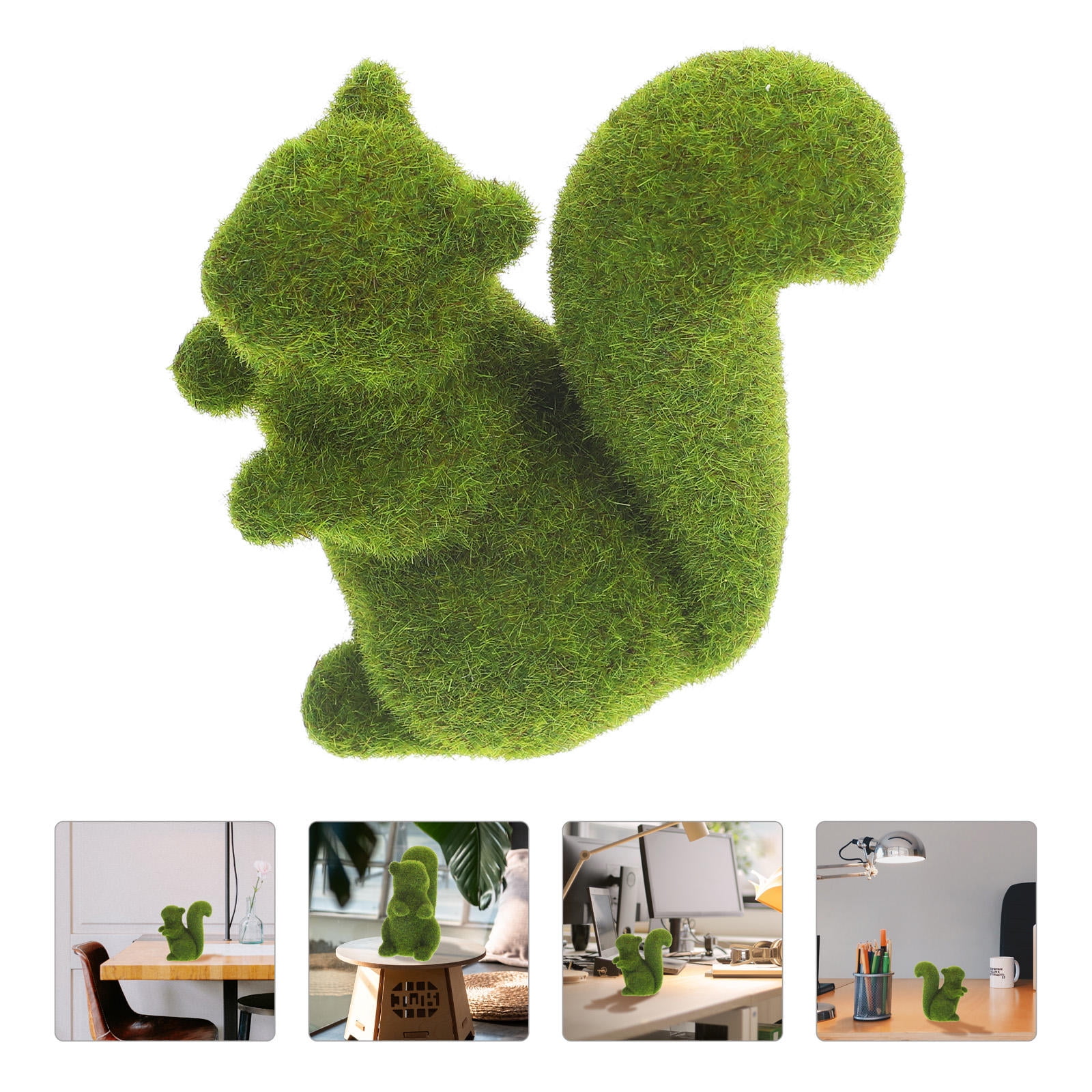 FONDOTIN 1Set Resin Squirrel Figurine 4x3.7in Simulation Squirrel ...