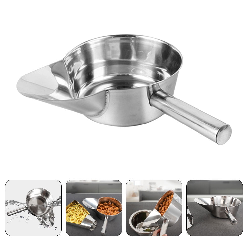 FONDOTIN 1Set Scoop Food Bagger Home Use Silver 13.4x11.8x3.6in ...