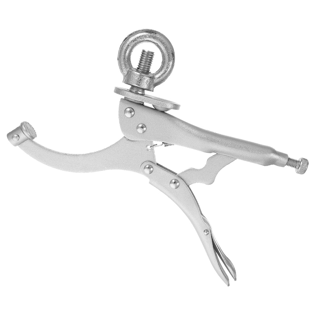 FONDOTIN Welding Drill Press Clamps Carbon Steel Heavy Duty 1Set Silver ...