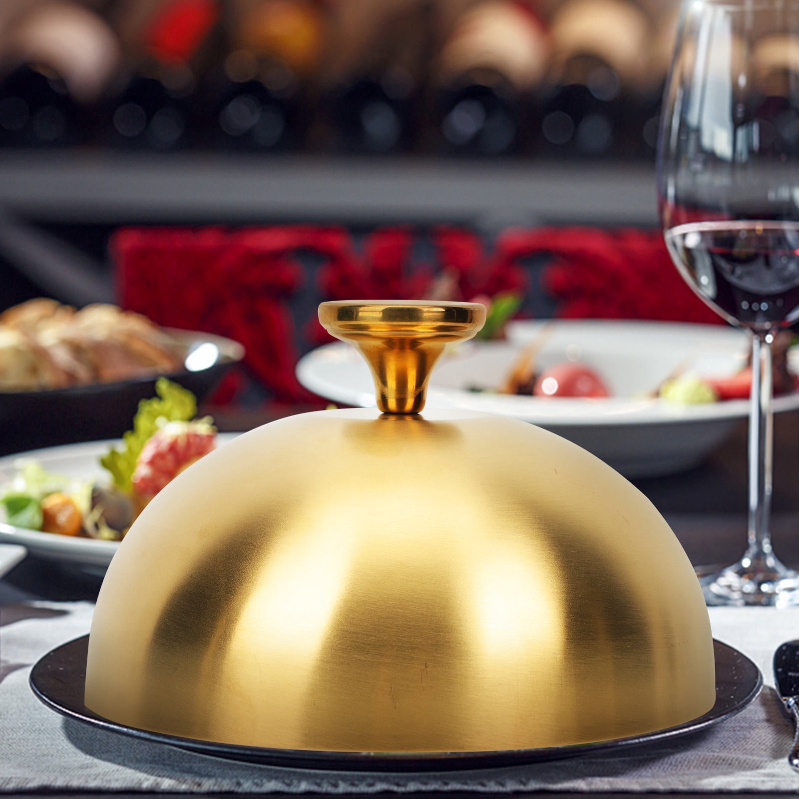 FONDOTIN 1Set Stainless Steel Food Cover Spherical For Cooking Dish ...