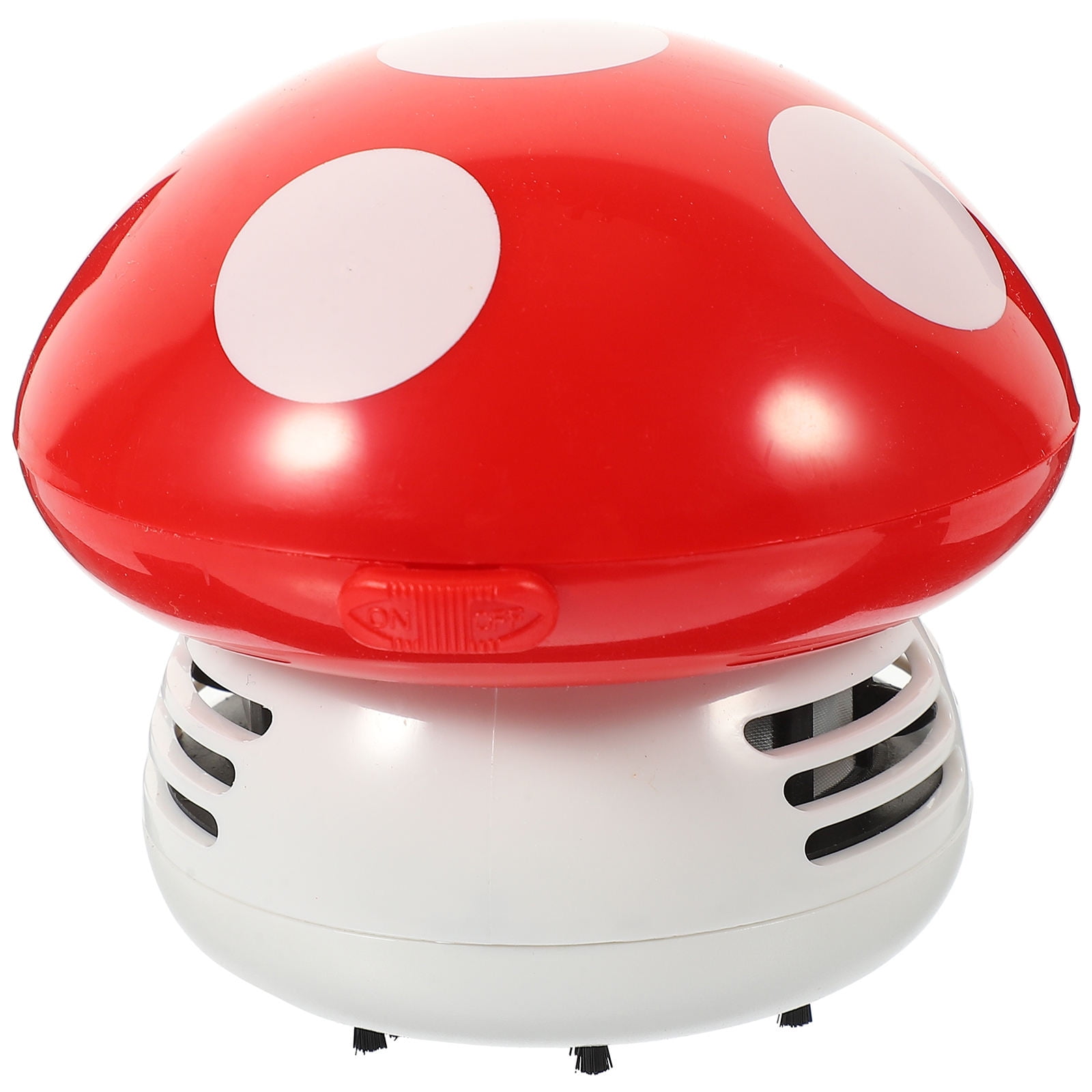 FONDOTIN Mini Table Dust Cleaner Mini Mashroom Tabletop Cleaner Red ...