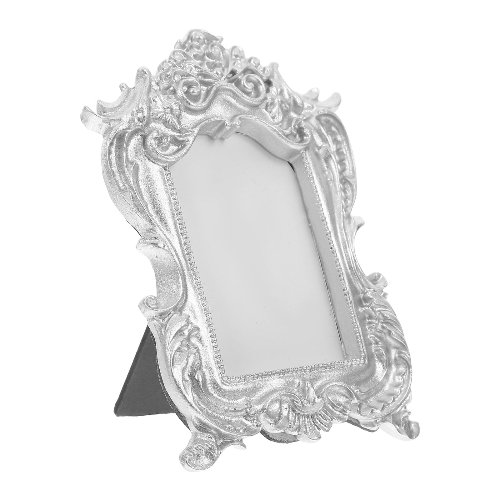 FONDOTIN 1Set Tiny Picture Frames for Tabletop Display Silver ...