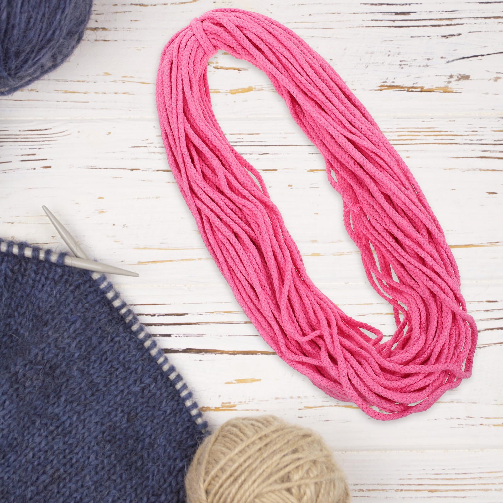 FONDOTIN 1roll Diy Cord Twisted Rope For Macrame Crafts And ...