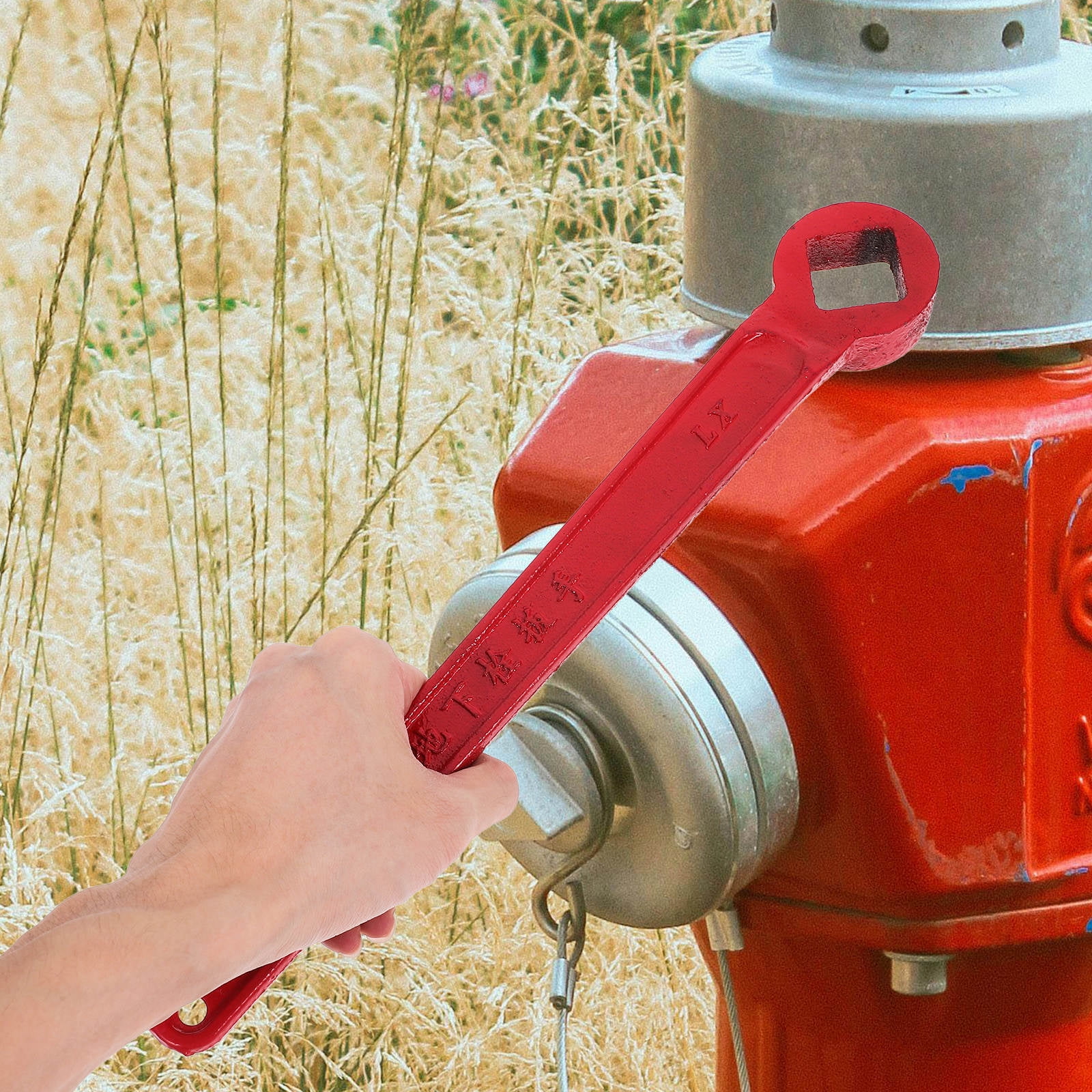 FONDOTIN 2 Pcs Firefighting Spanners Fire Hydrant Wrench 33.20X5.00X2 ...