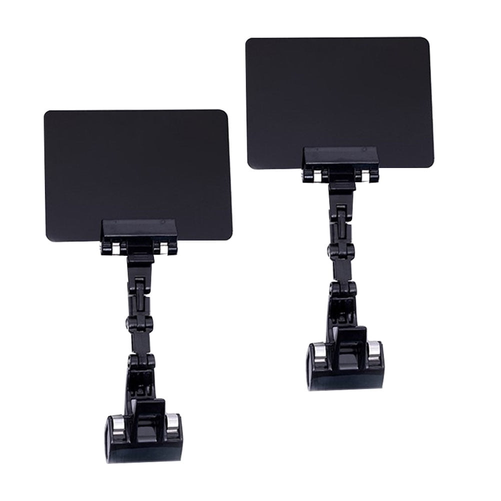 FONDOTIN Shelf Sign Clips Acrylic Black 2Pcs 11X5.5In - Walmart.com