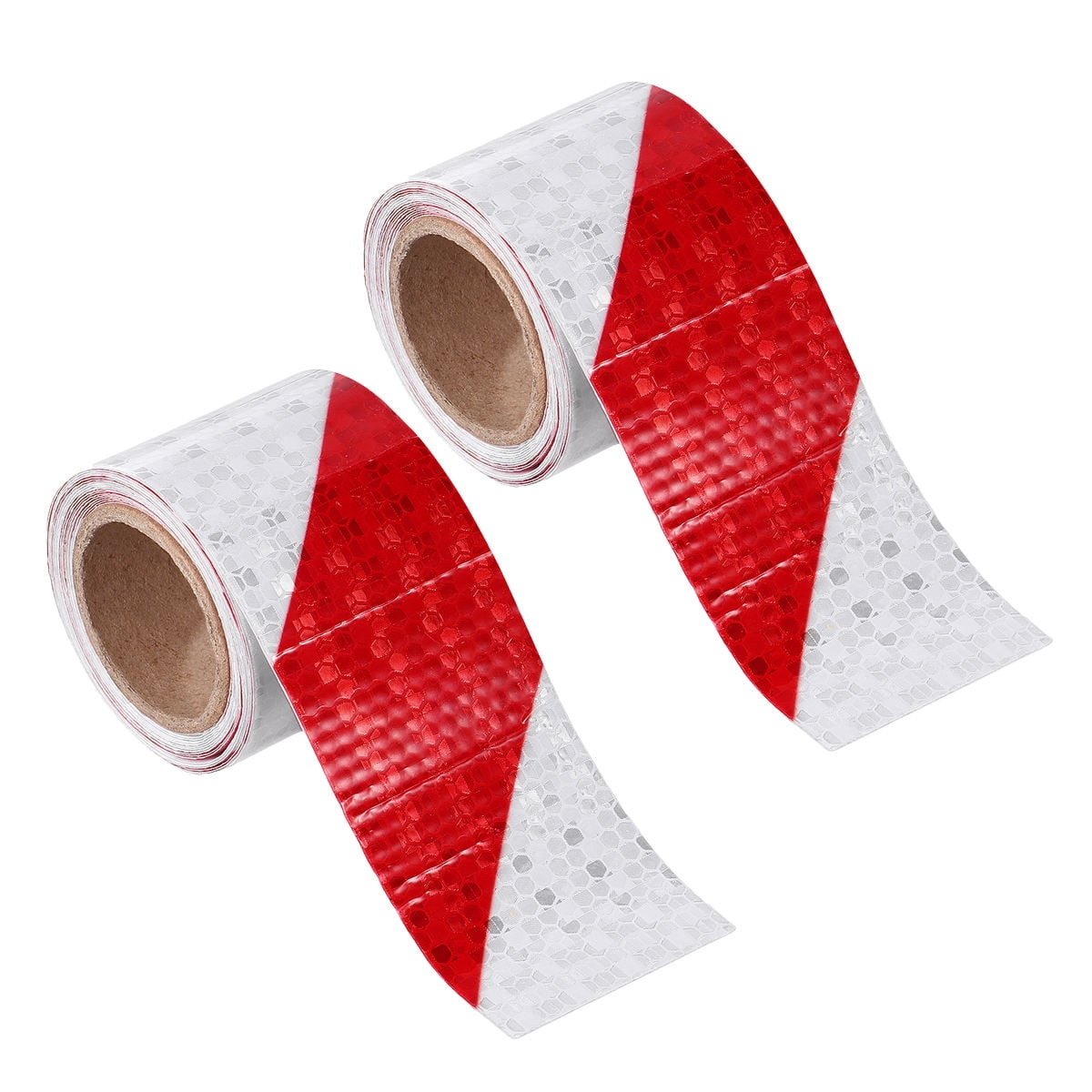 FONDOTIN 2 Rolls Red Reflective Tape for Garbage Cans with Safety Tape ...