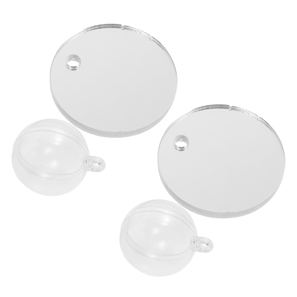 FONDOTIN 2 sets of Aquarium Training Mirror Round Betta Mirror Fish ...