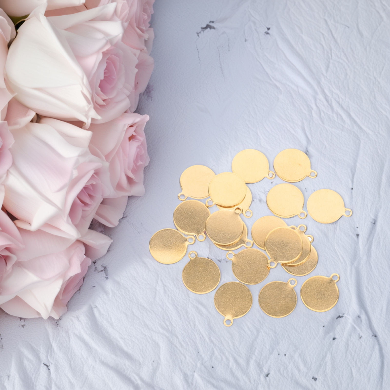 FONDOTIN 20 Pcs Metal Blank Bezel Trays Bezels for Jewelry Making ...