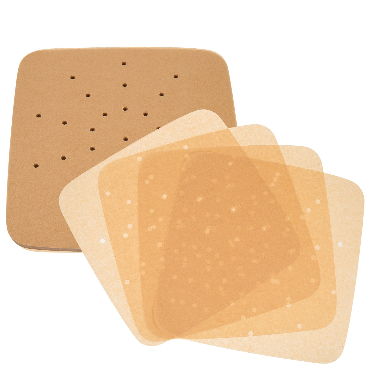 FONDOTIN 200 Sheets Air Fryer Parchment Liners Oil Proof for Baking and ...