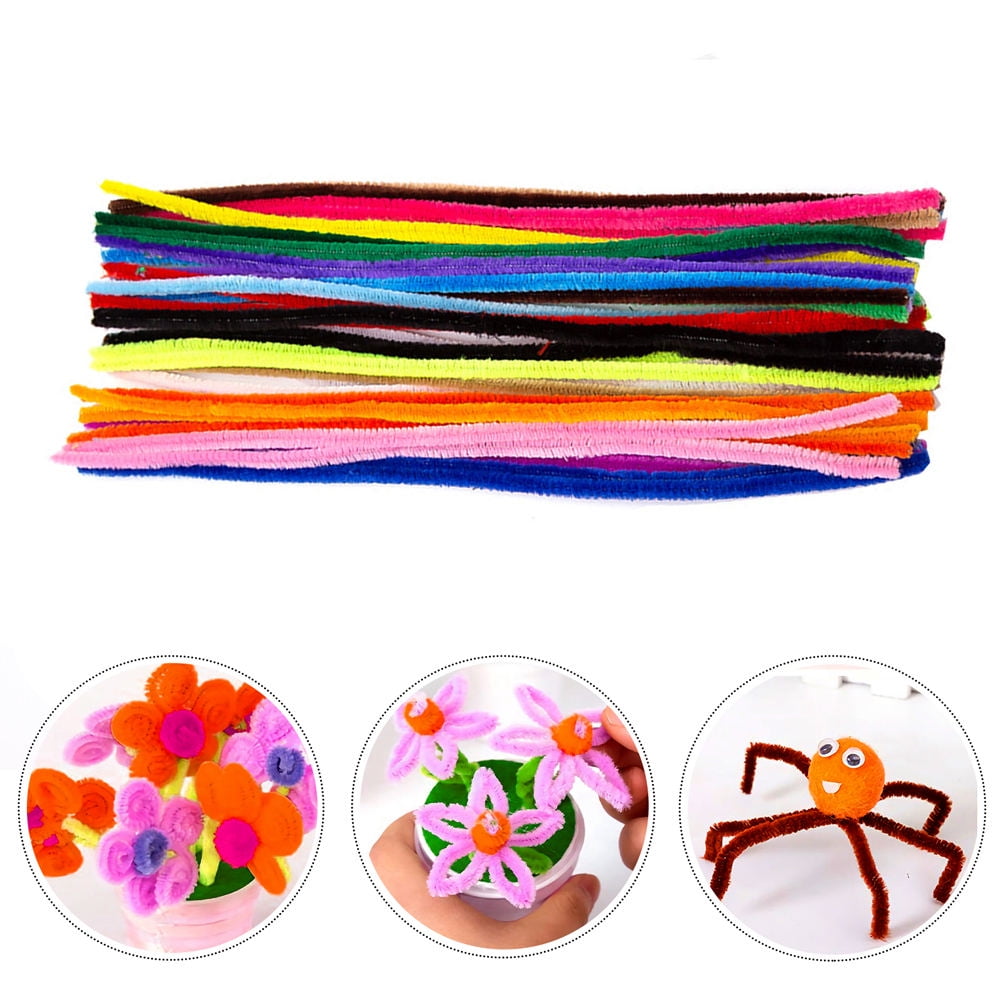 FONDOTIN Handmade Diy Accessory Diy Sticks Multi Polyester 200Pcs ...
