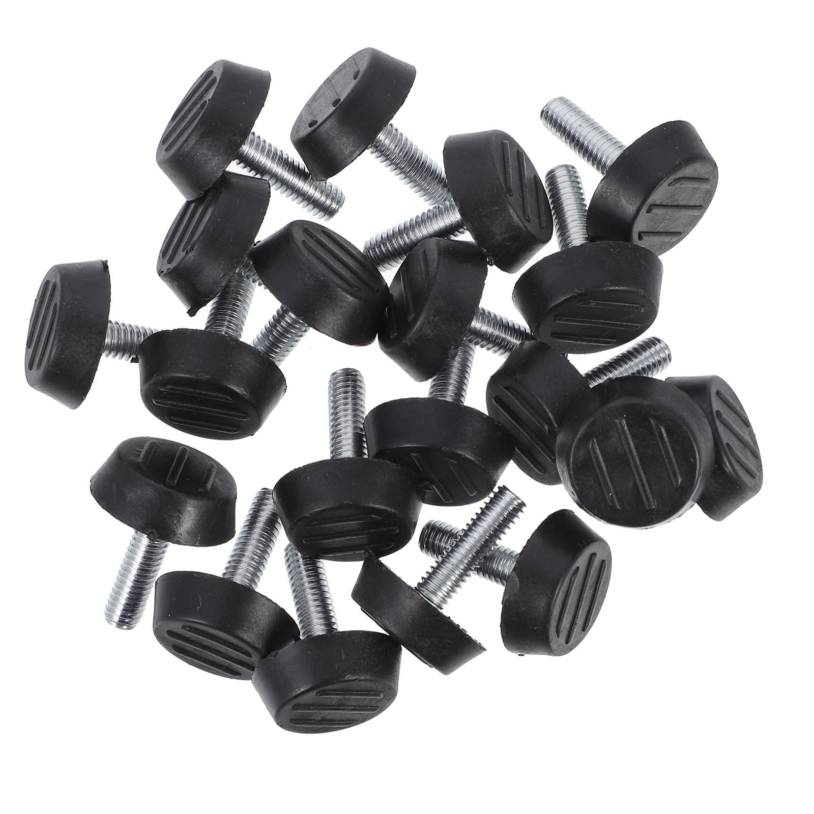 FONDOTIN 20Pcs Black Iron Furniture Levelers for Table and Chair Ground ...