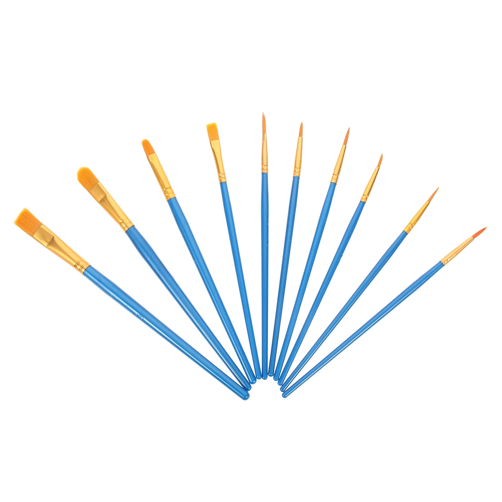 FONDOTIN 20Set Blue Paintbrush Set for Oil Painting Suitable for Art ...