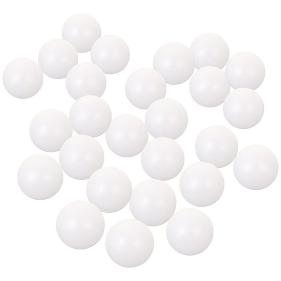 FONDOTIN 24Pcs Foam Ball Polystyrene Craft Balls for Wedding and Anniversary Decorations 6cm ...