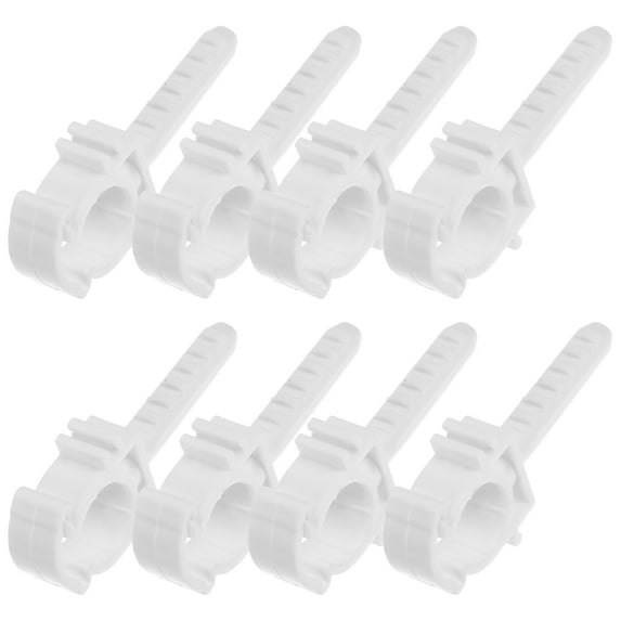 FONDOTIN 24Pcs U-Shaped ABS PVC Water Pipe Clamps for Securing Pipes 0 ...