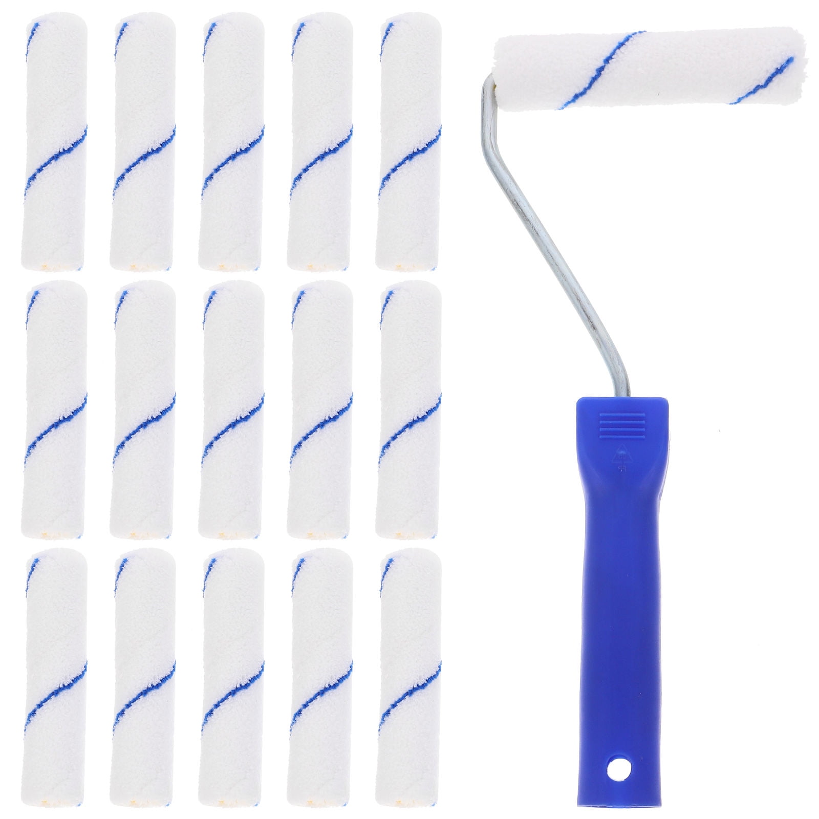 FONDOTIN 25Pcs Set Paint Roller Kit for House Painting 11x1.5x1.5in ...