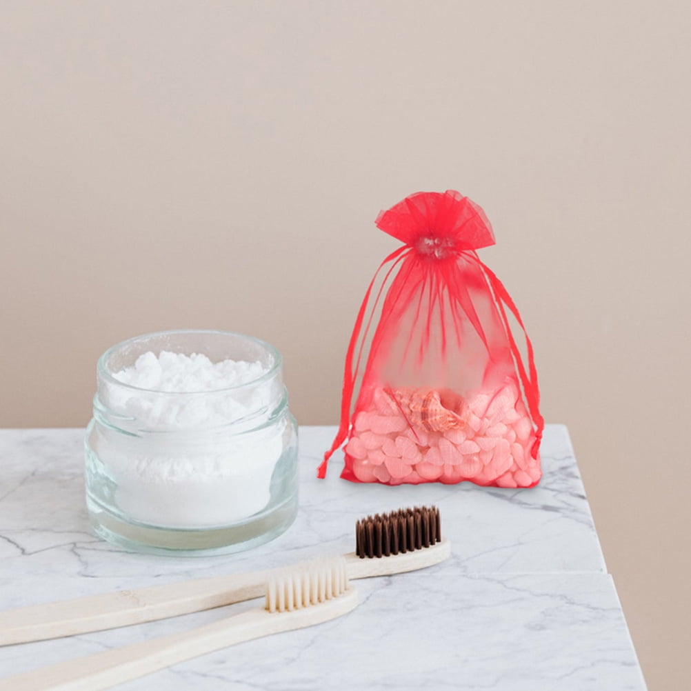 FONDOTIN 25pcs Assorted Color Small Sachet Bags Organza present ...