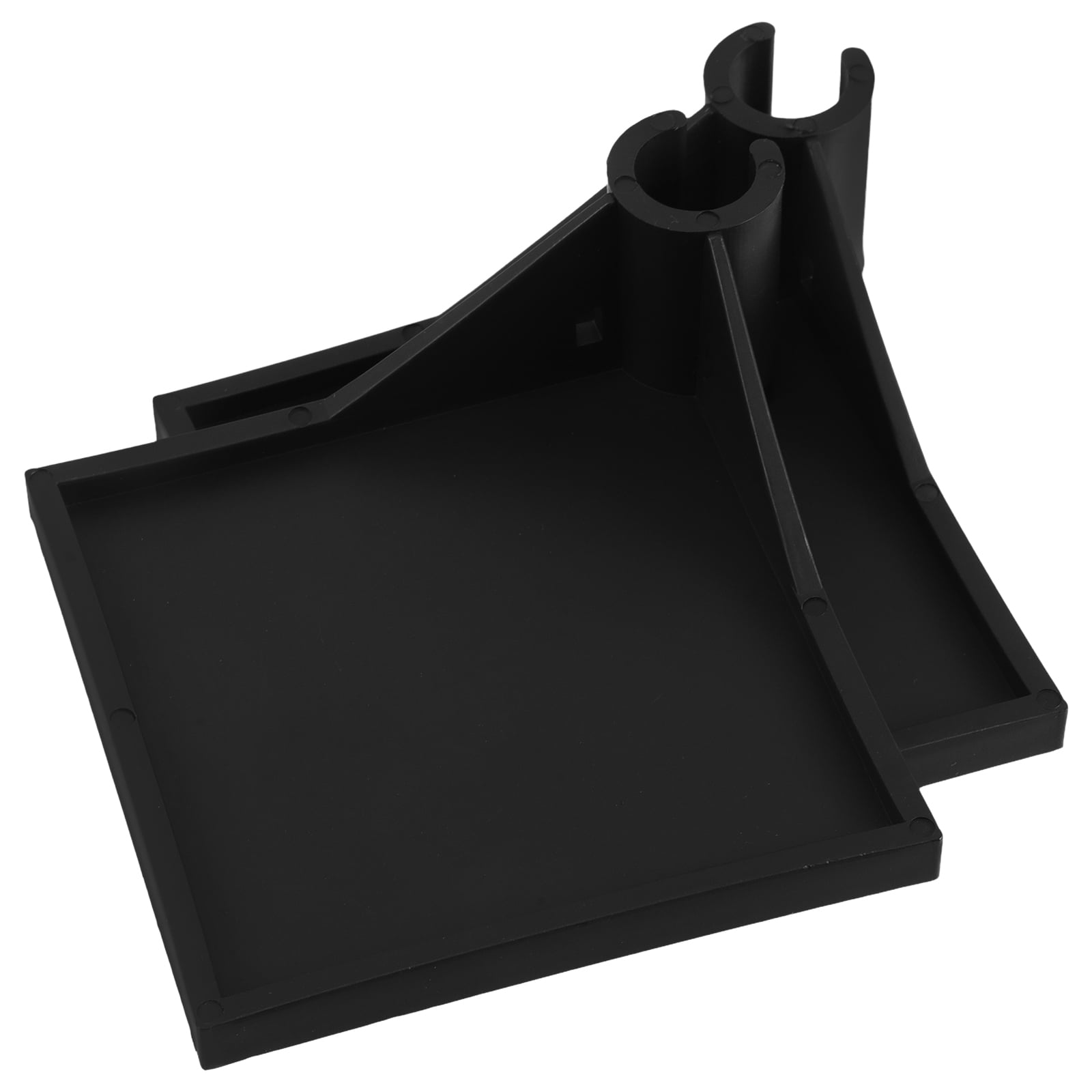 FONDOTIN Plant Grow Tent Shelf Plastic Corner Shelf 2PCS Black ...