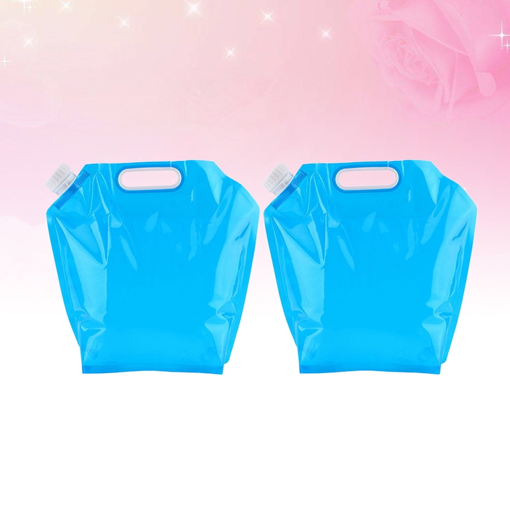 FONDOTIN 2Pcs Portable Water Bag Blue 38.5x41.7x0.4In Lightweight ...