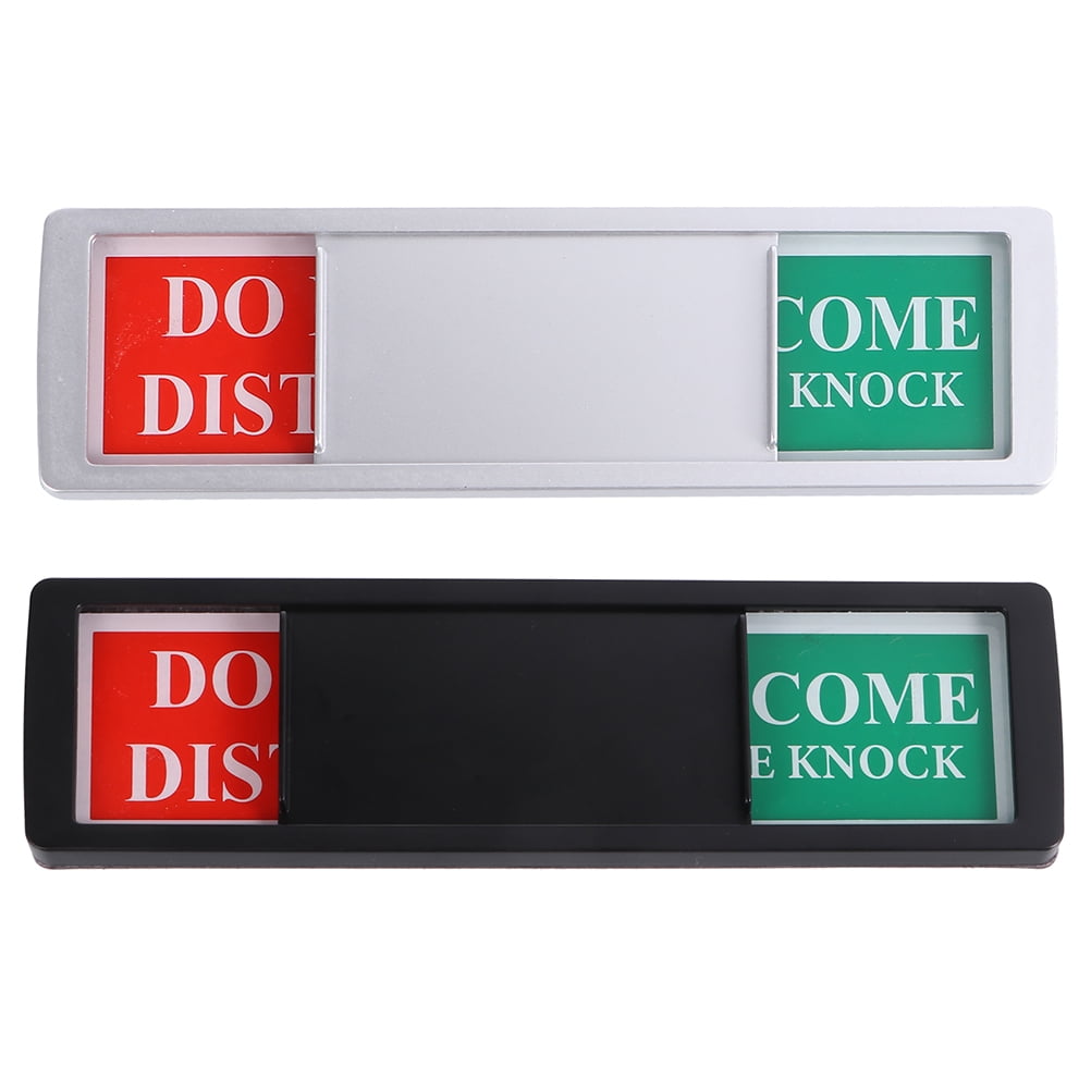 FONDOTIN 2Pcs Practical Do Not Disturb Sign in Assorted Colors for ...