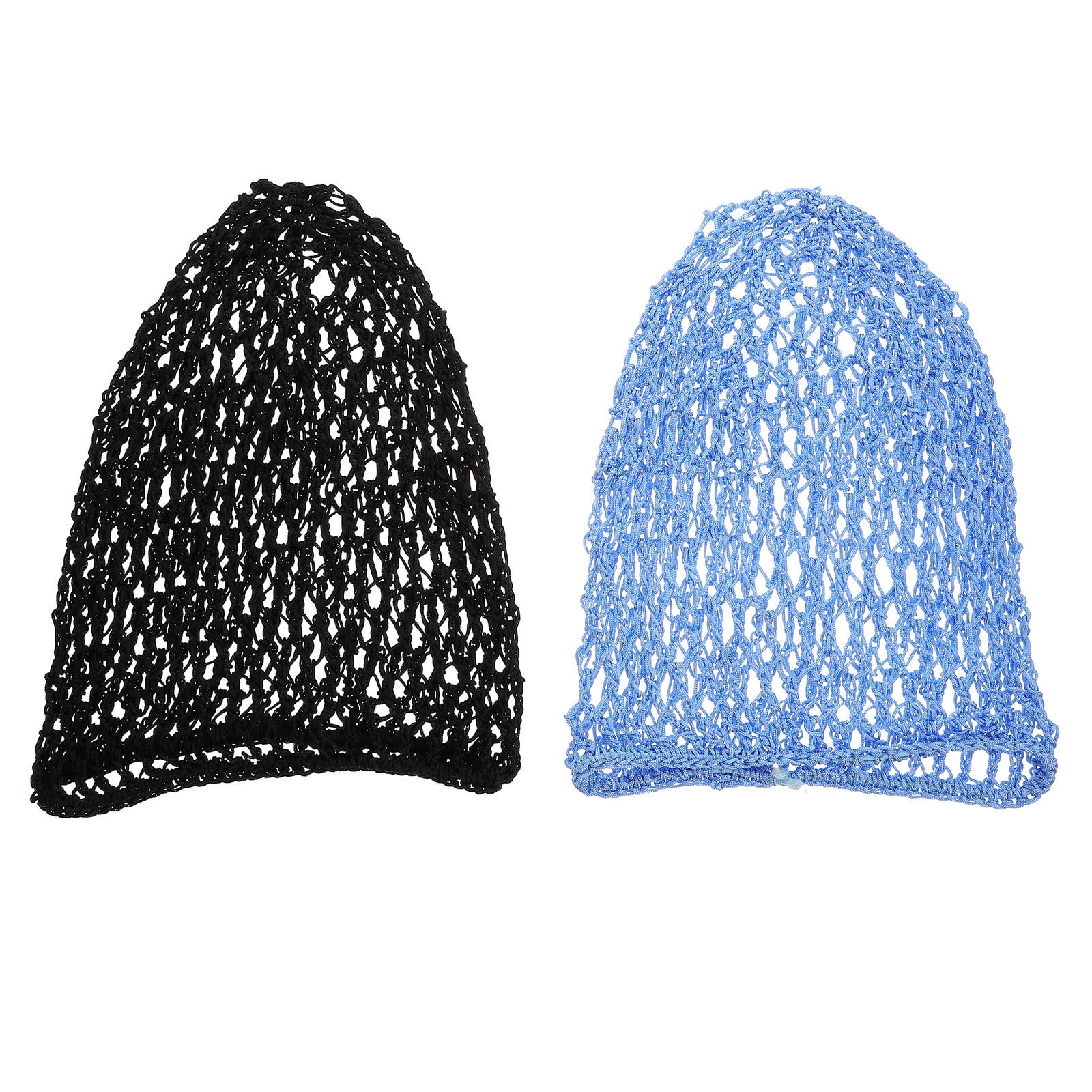 FONDOTIN 2Pcs Sleeping Hair Net for Women with Long Hair Black Light ...