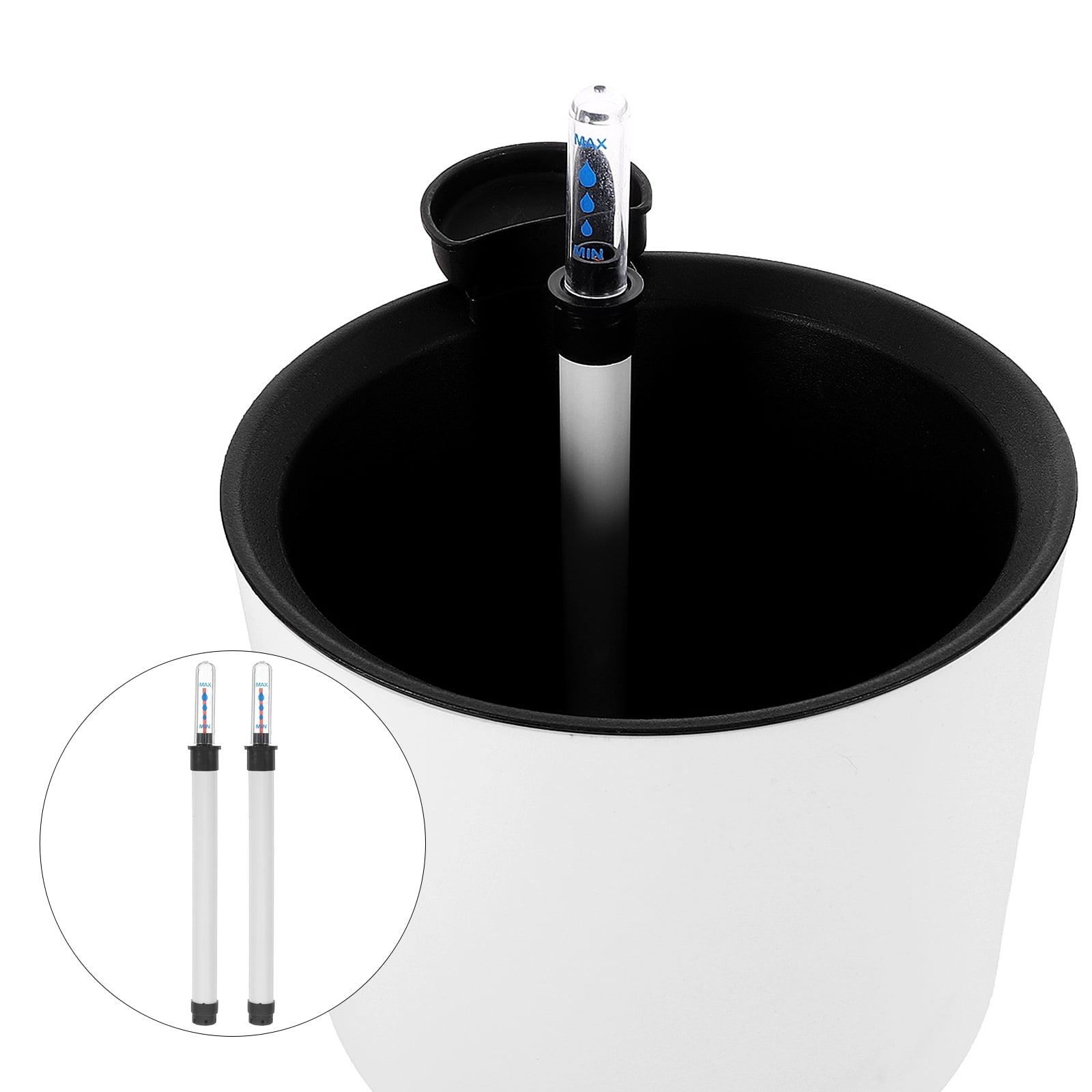 FONDOTIN Flower Pot Water Level Indicator Water Shortage Reminder White ...