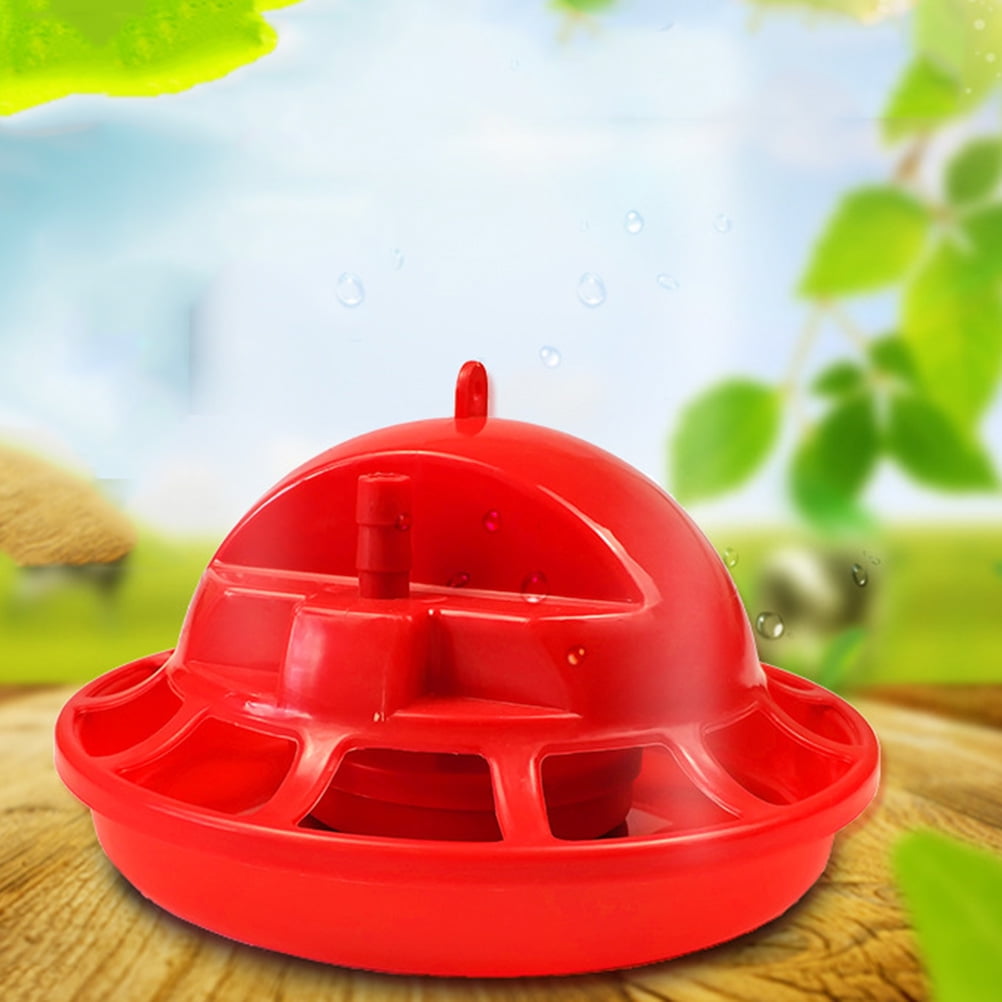 FONDOTIN 2Set Automatic Chicken Drinkers Red PP Material For Pigeon ...