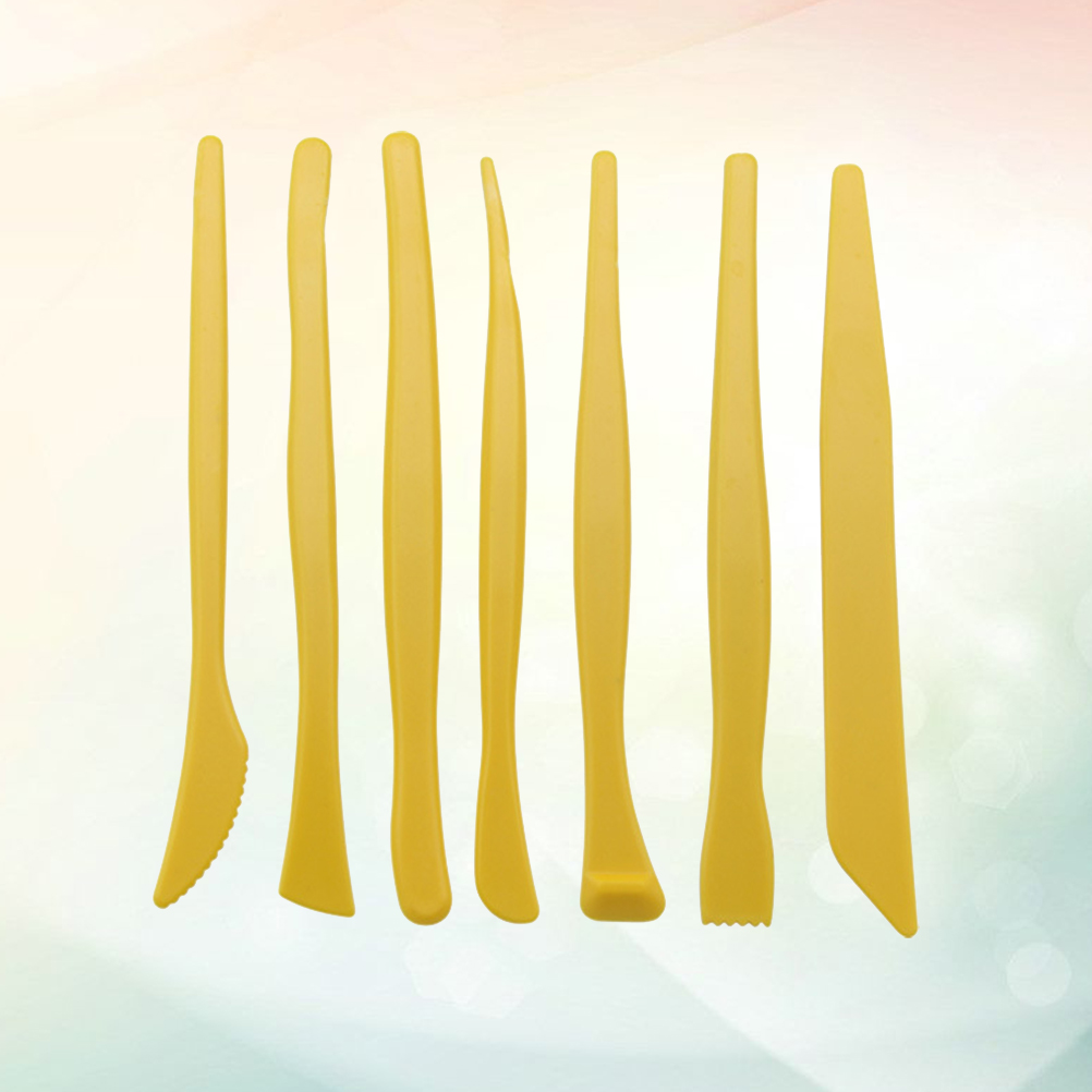 FONDOTIN 2Sets Pottery Modeling Tools for Baking Styling with Plastic ...