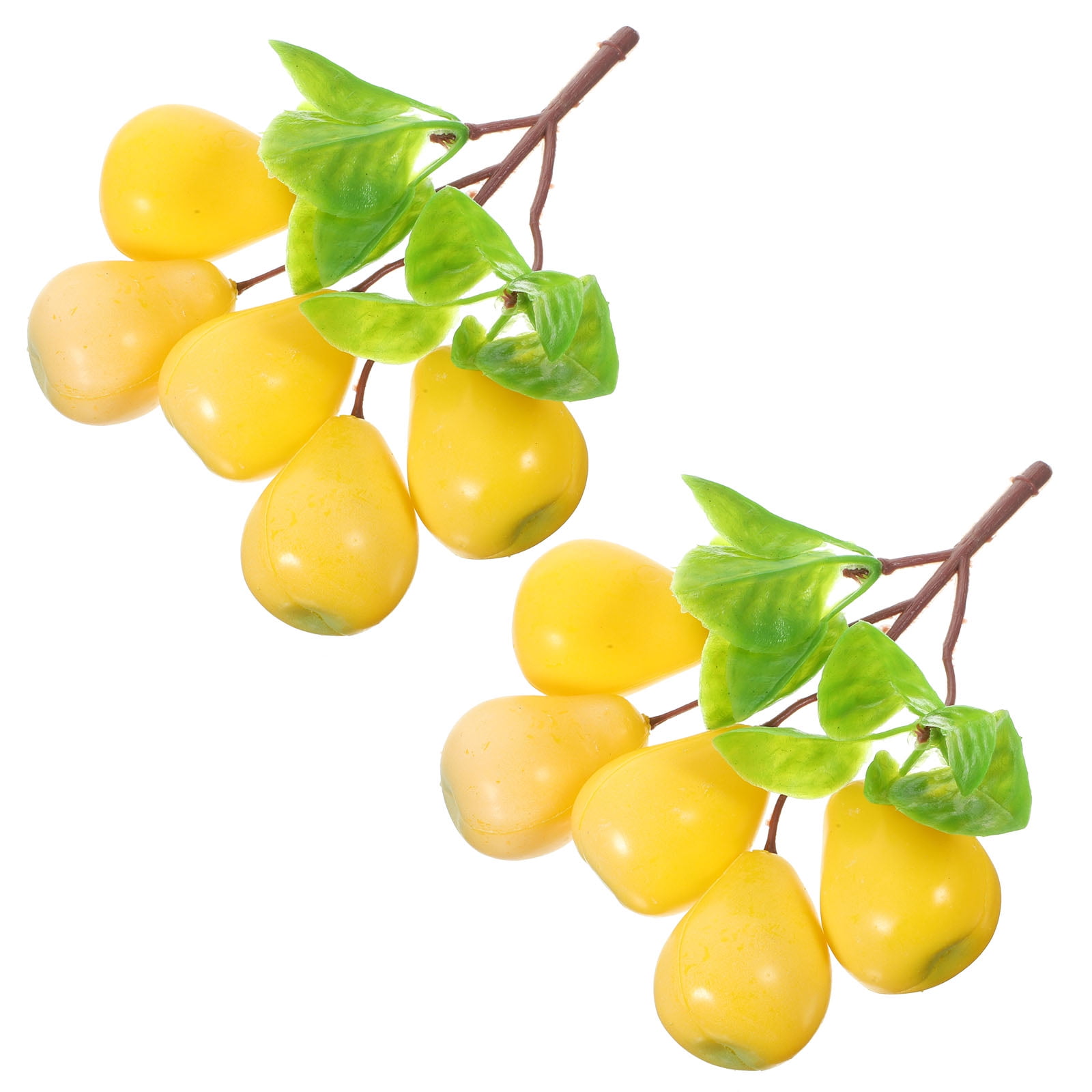 FONDOTIN 2pcs Fake Loquat Models Supermarket Artificial Loquat Props ...