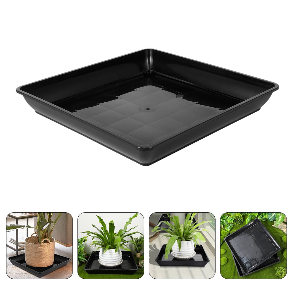 FONDOTIN 2pcs Plant Saucers For Indoors Plastic Drip Trays For Plants ...