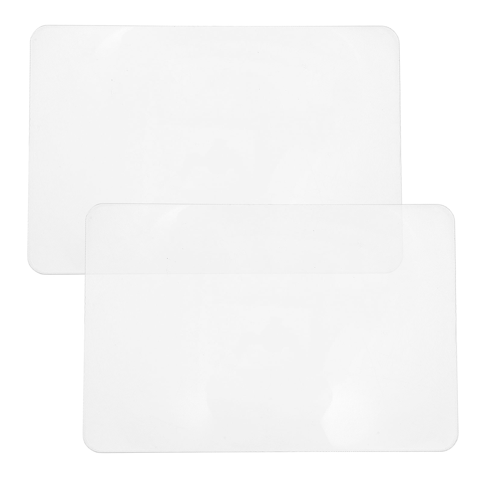 FONDOTIN 2pcs Thin Fresnel Lens Credit Card Size Pocket Magnifier 3x ...