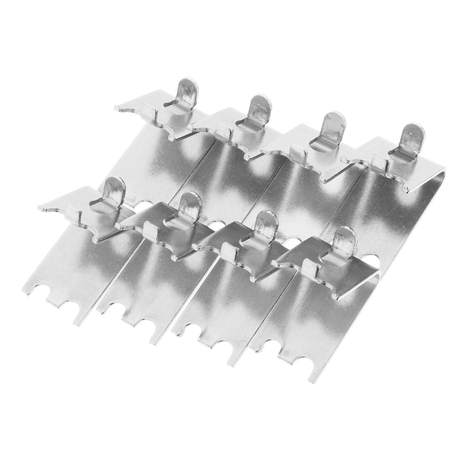 FONDOTIN 3 Pack Cabinet Shelf Clips Stainless Steel Square for Home Use ...