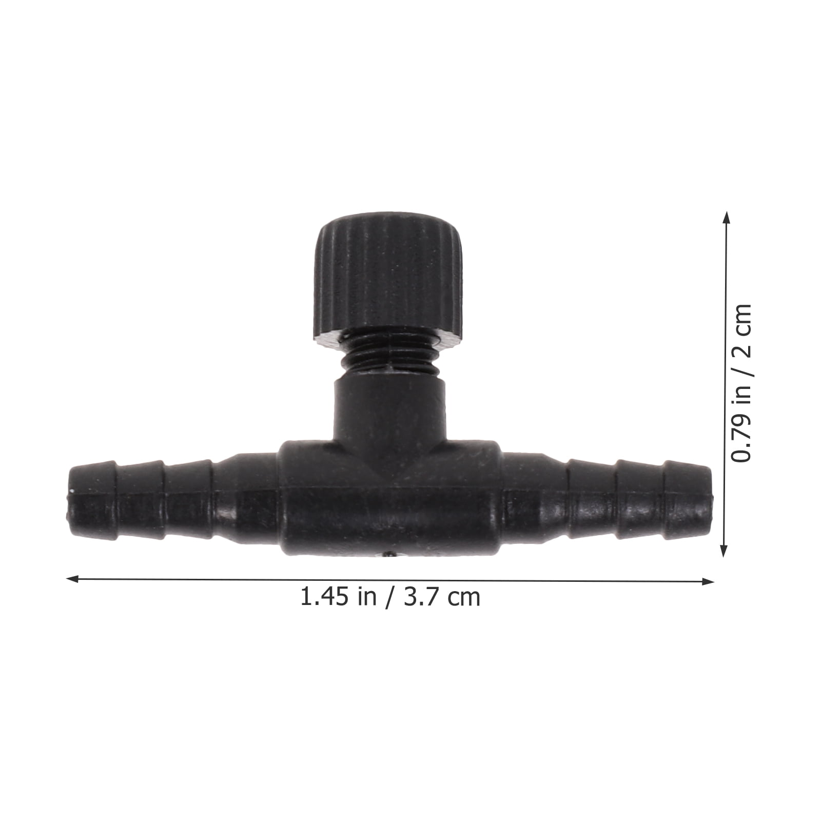 FONDOTIN 30pcs Control Valves Aquarium Valve ABS Black for Aquarium ...