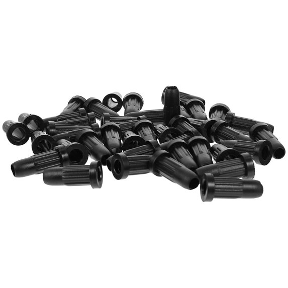FONDOTIN 30Pcs Black Plastic Protective Chair Legs for Furniture Legs ...