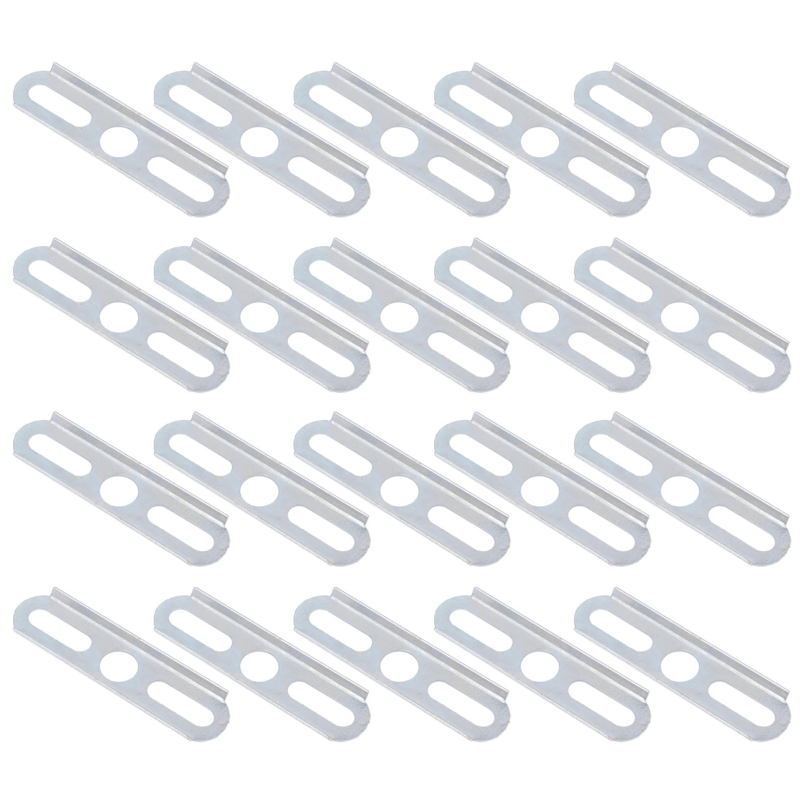 FONDOTIN 30Pcs Mount Bracket for Light Fixture Golden Rectangular Iron ...