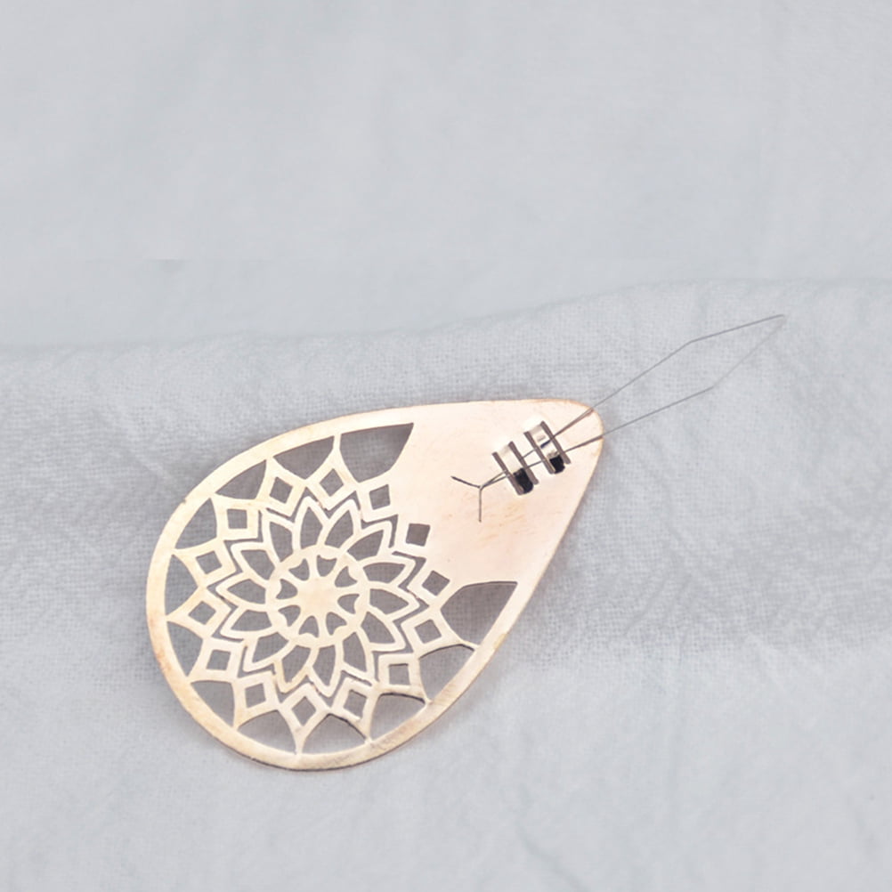 FONDOTIN 3Pcs Sewing Needle Threading Device for Craft Making in Rose ...