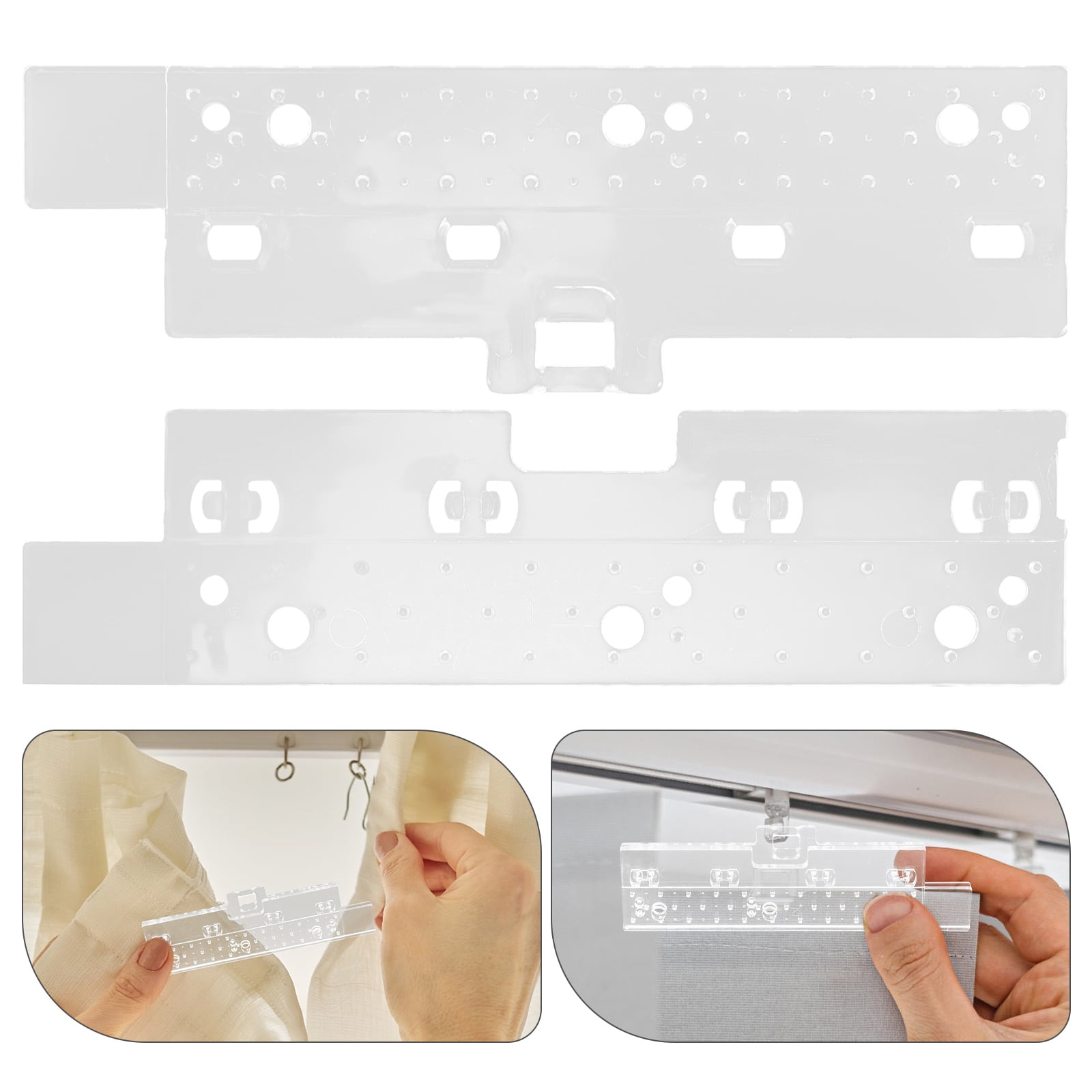 FONDOTIN 4 Pairs Vertical Blind Repair Tabs Plastic Vertical Blind ...