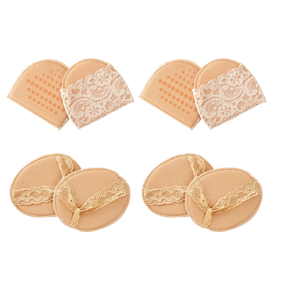 FONDOTIN 4Pairs Foot Pads for Shoes Sponge Breathable for Dancing and ...