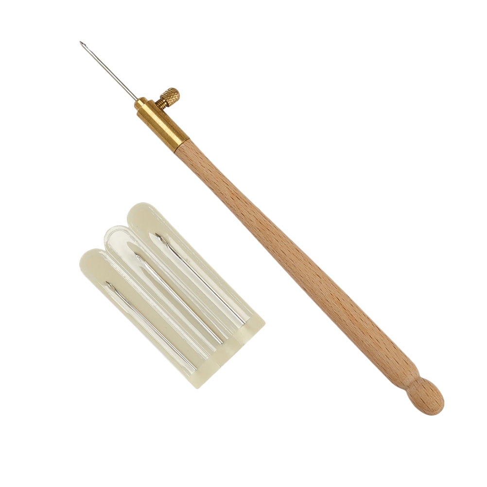 FONDOTIN 4Pcs Embroidery Pen Punch Needle Tool for Knitting Assorted ...