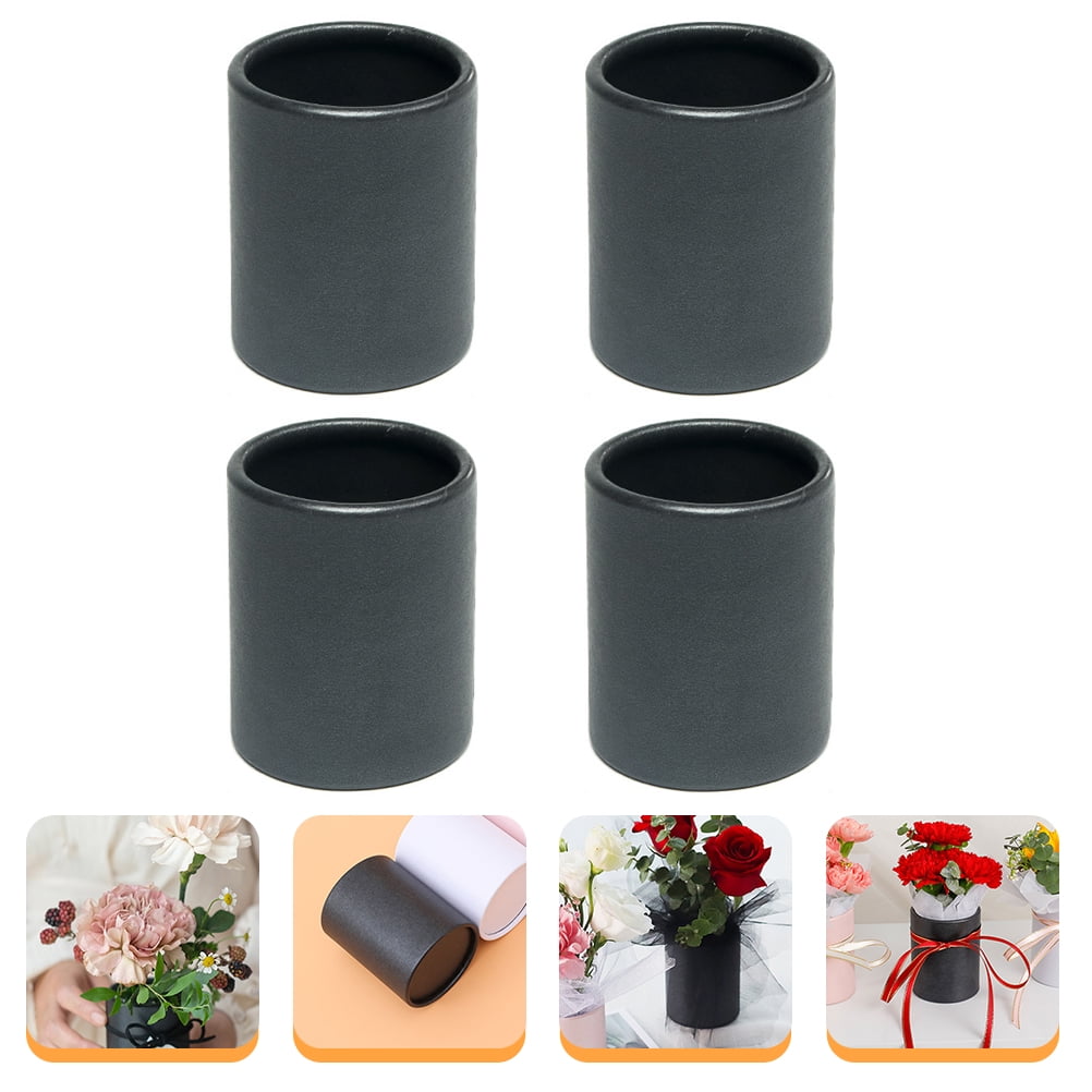 FONDOTIN 4Pcs Paper Flower Cylinders for Home Users and Mall Decorators ...