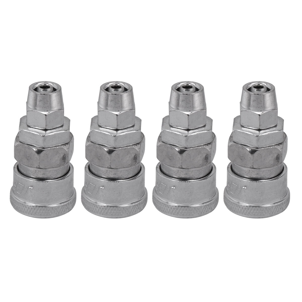 FONDOTIN 4Set C-Type Self-Locking Quick Coupling Pneumatic Joint Silver ...