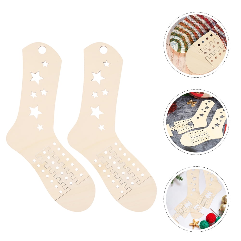 FONDOTIN 4pcs Wooden Sock Blockers Telescopic Sock Form Stretchers For ...