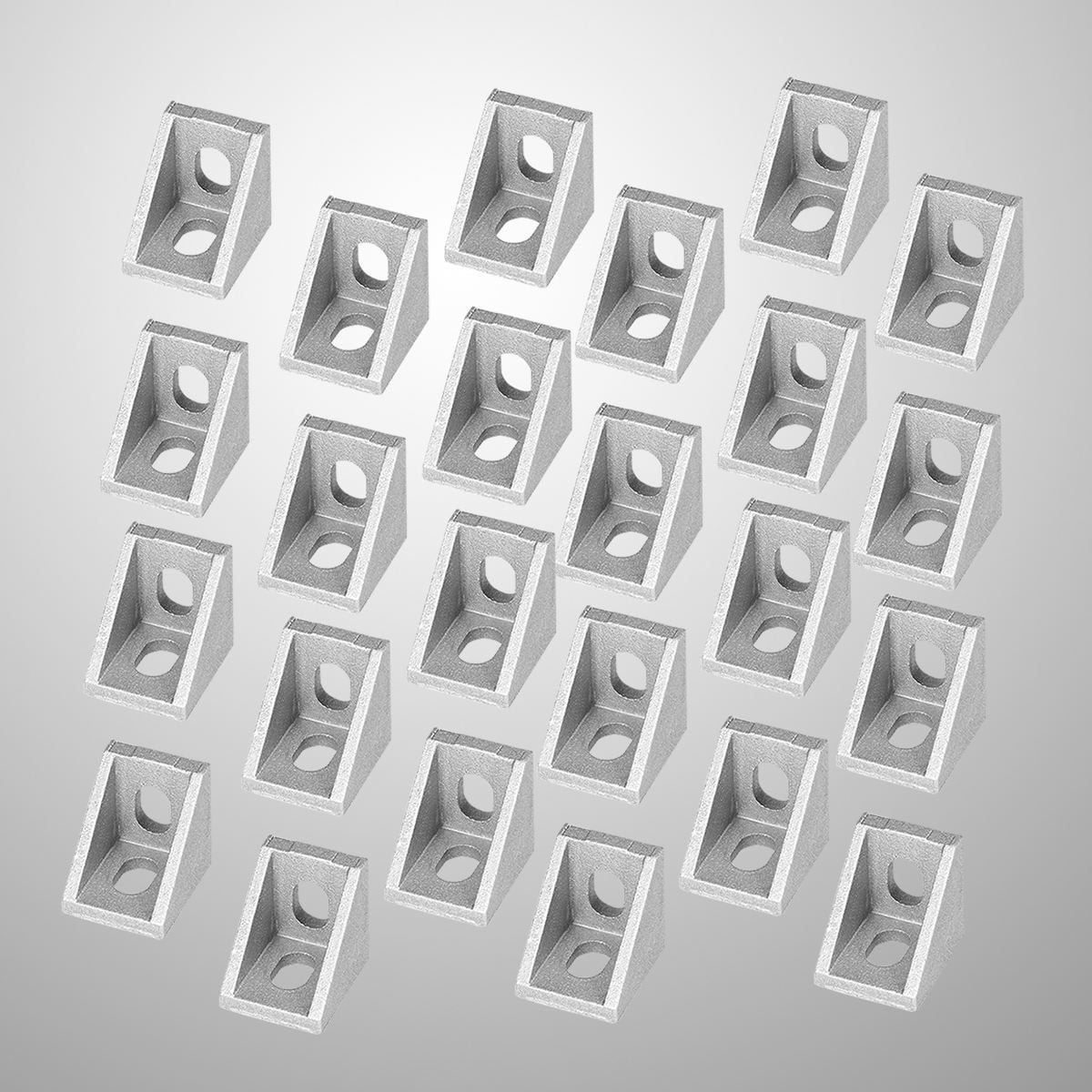 FONDOTIN 50Pack 90 Degree Angle Connection Bracket Silver for CNC ...