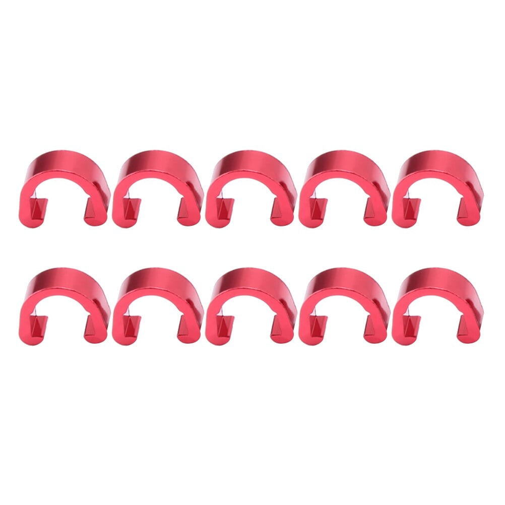 FONDOTIN 50Pack C Shaped Buckle U Shape Metal Clamp for Bike Frame ...