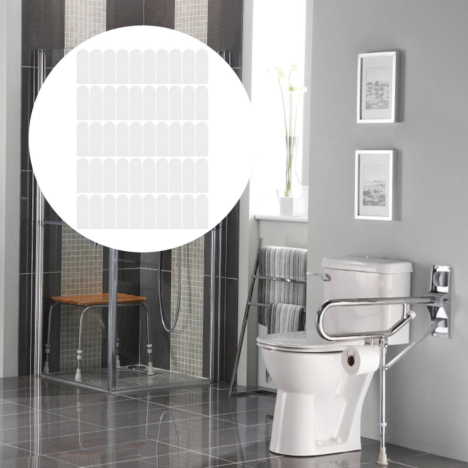 FONDOTIN 50Pcs Double Sided Tape Pads for General Users White Fixing ...